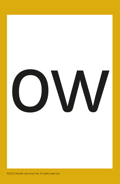 The ‘or’ and ‘ow’ graphemes are missing from the Reception Little ...